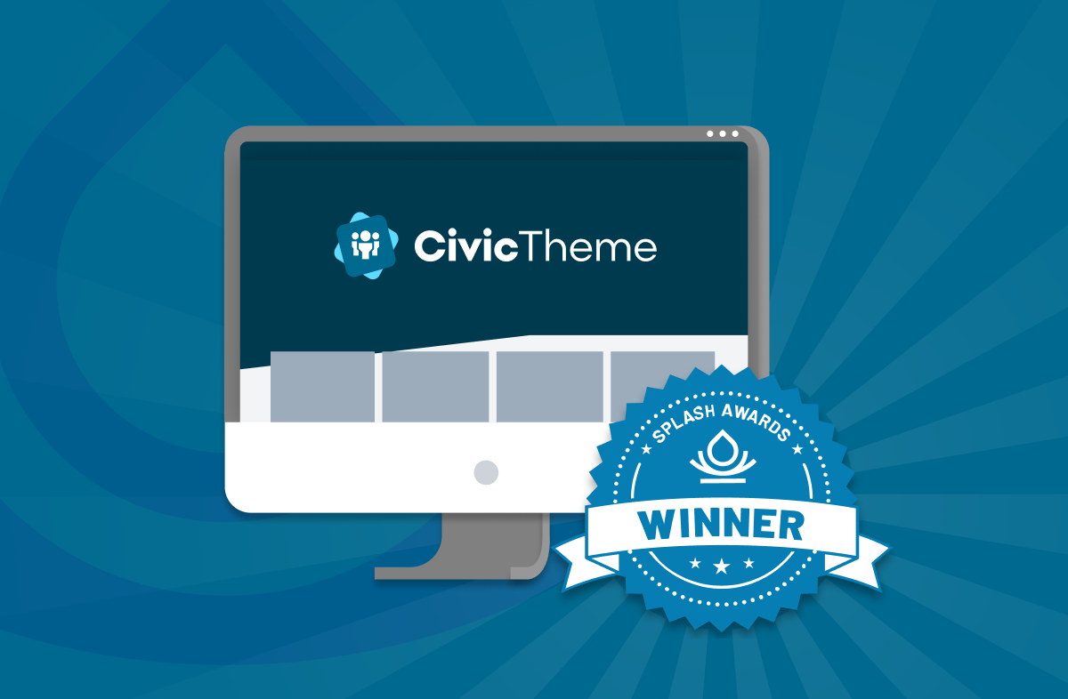 CivicTheme wins UX/Design Splash Award | Salsa Digital